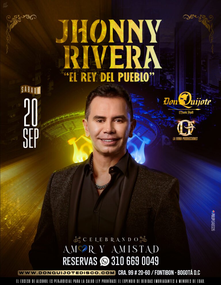 Palco X4 personas -JHONNY RIVERA -(vlr x pers)